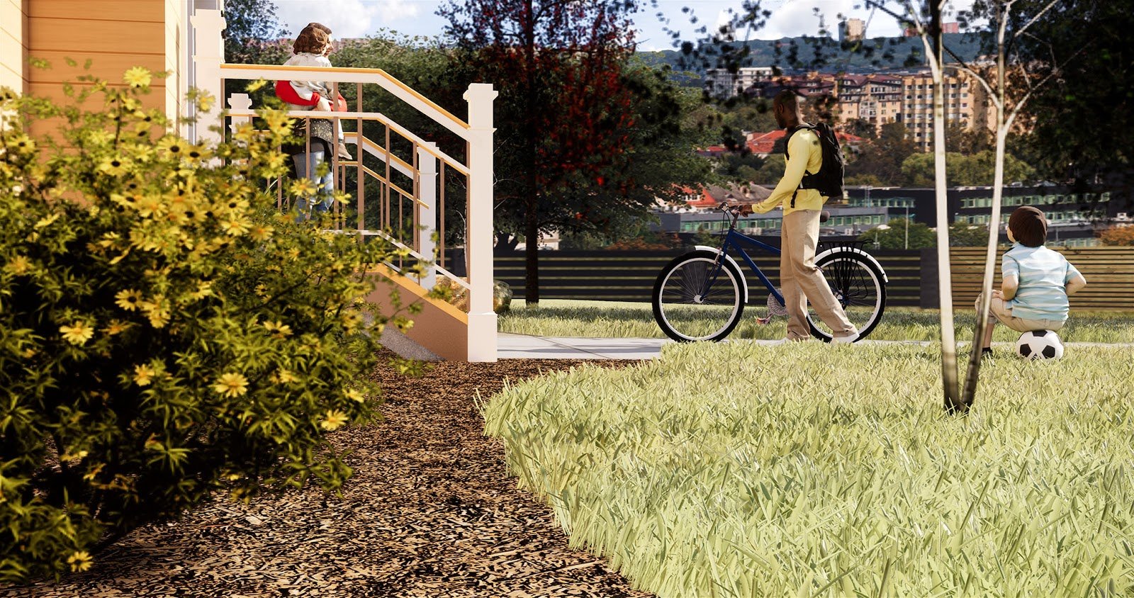 Enscape Best Practices: Grass in Architectural Design