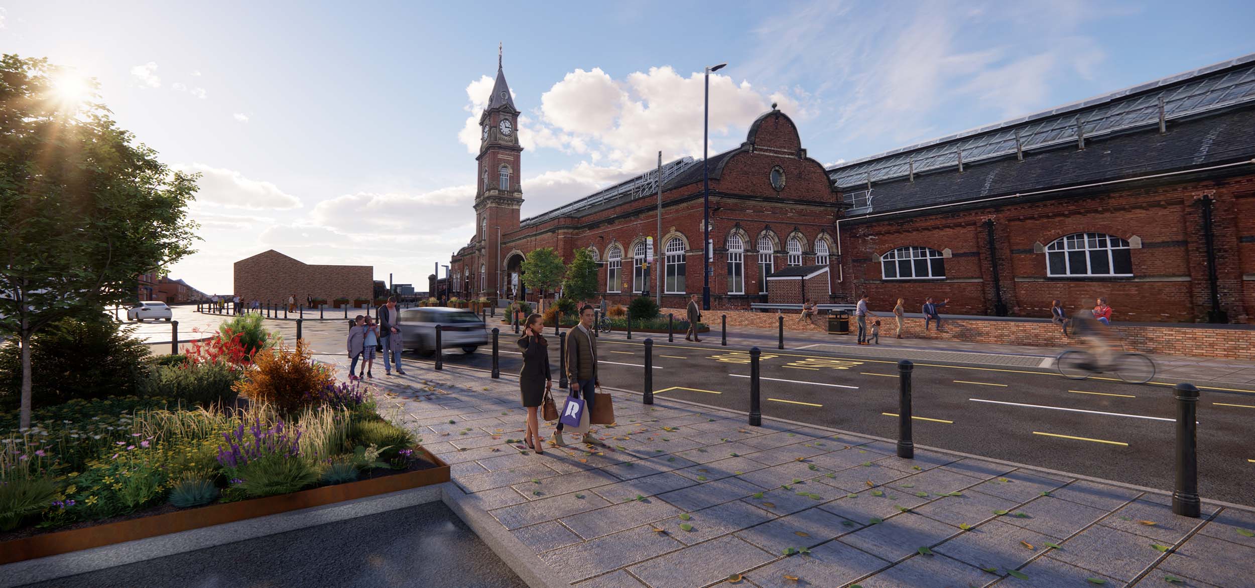 Visualizing a Rail Station Redevelopment with Enscape