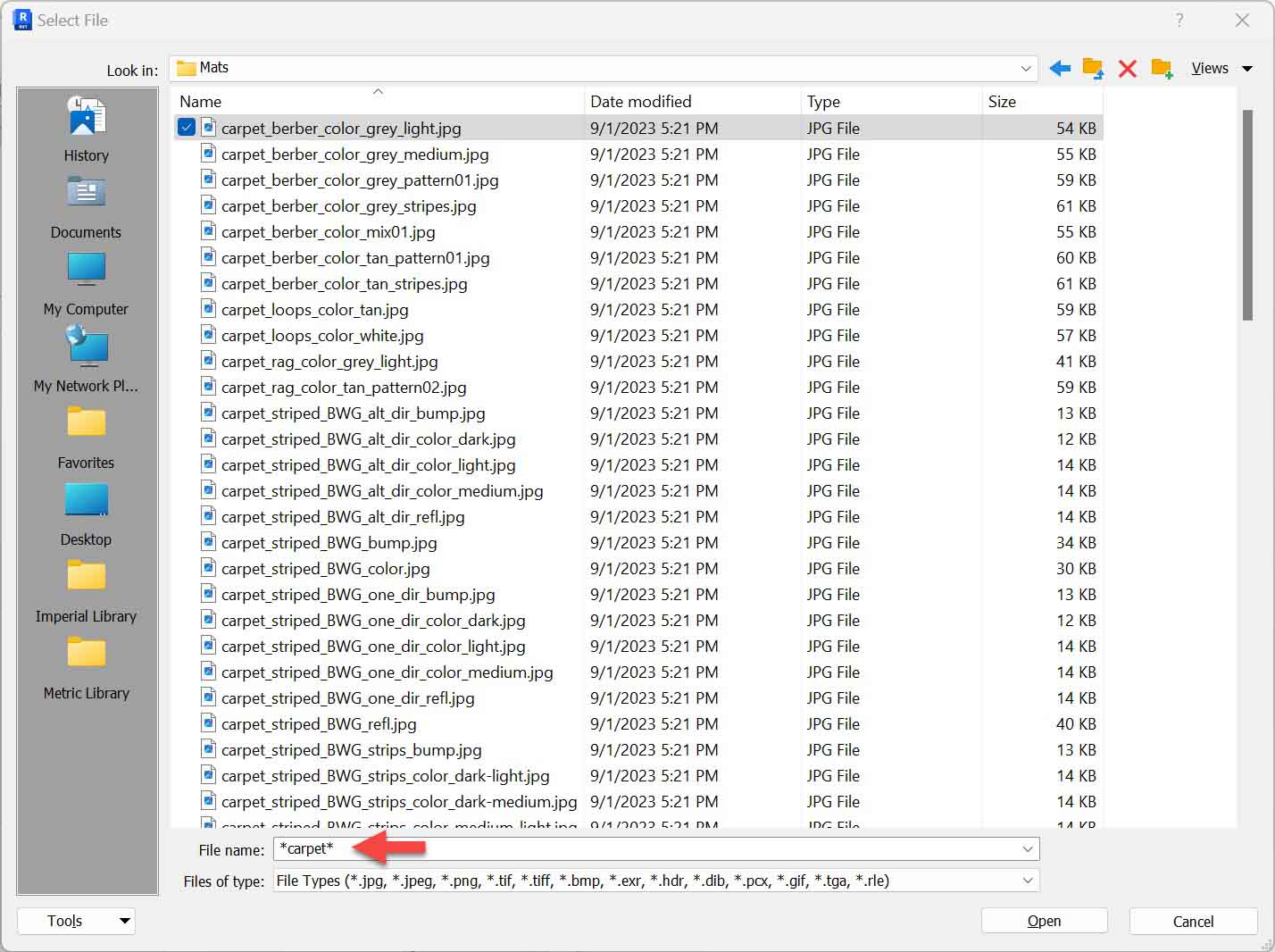 Revit-Provided Material Options for Enscape Users