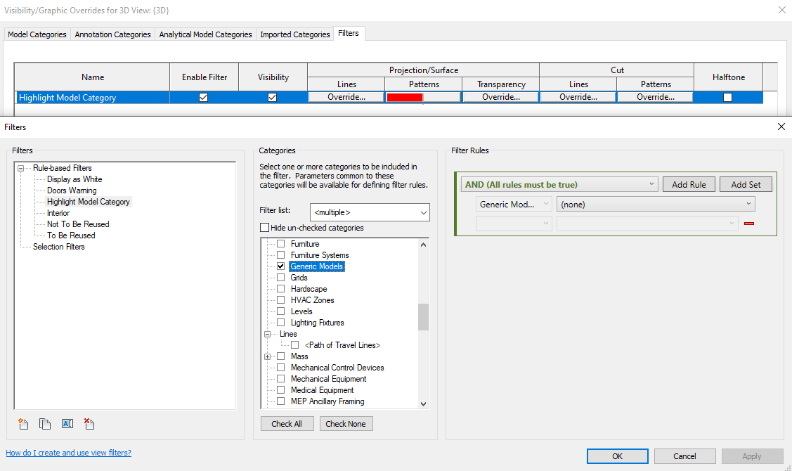 Top 10 Uses of Revit Filters and Enscape