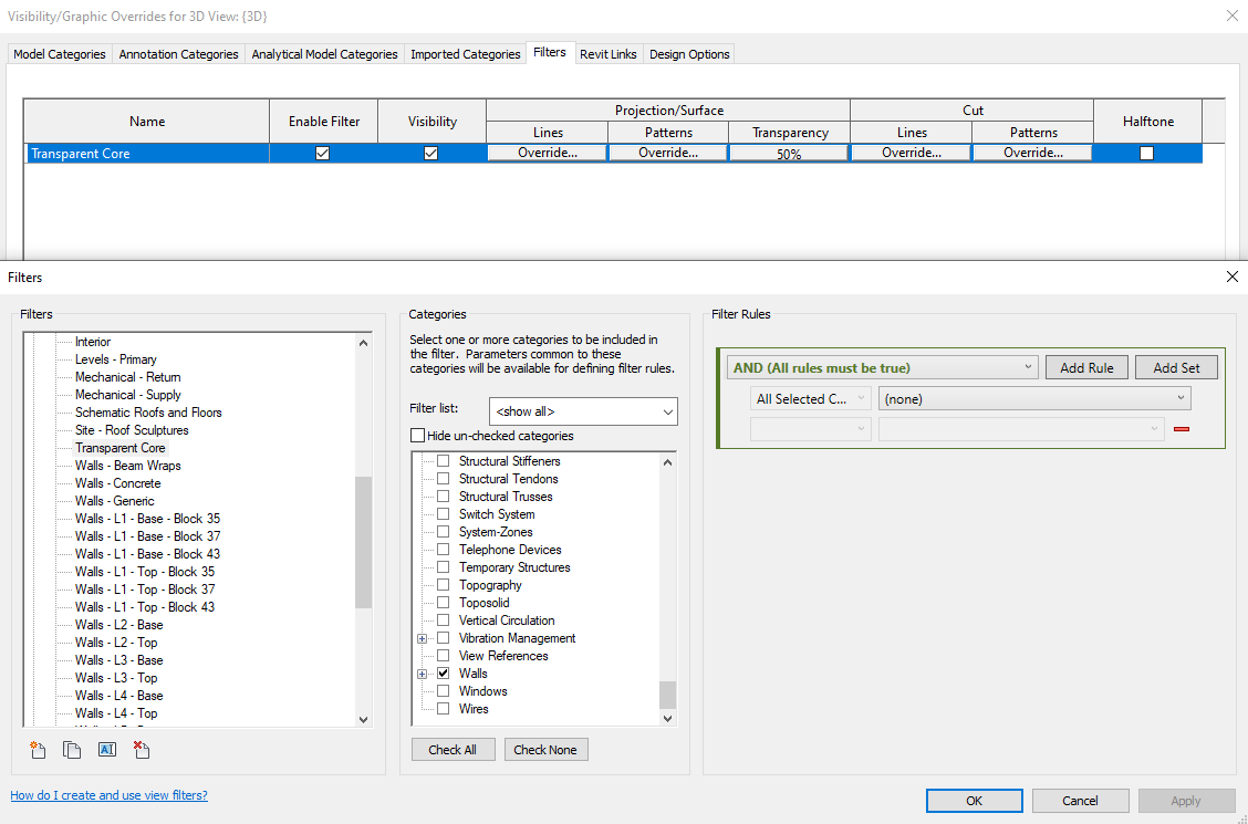 Top 10 Uses of Revit Filters and Enscape