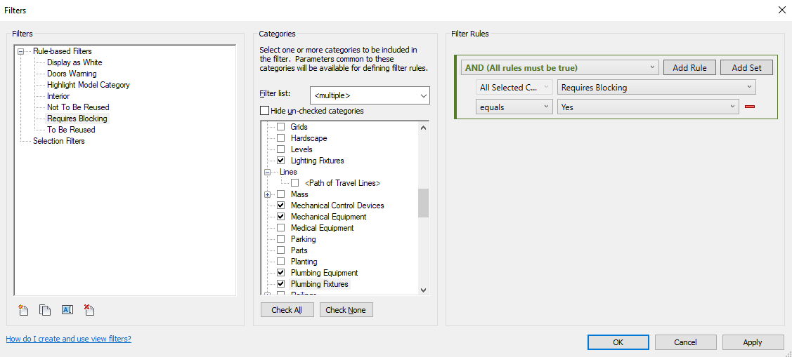 Top 10 Uses of Revit Filters and Enscape