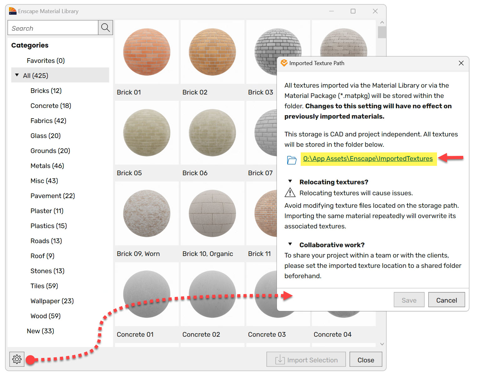 Managing Custom Materials for Enscape