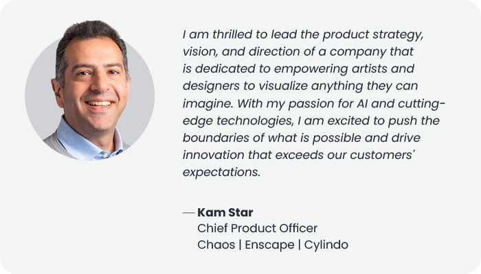 New Chief Product Officer Joins Chaos: Welcome Kam Star