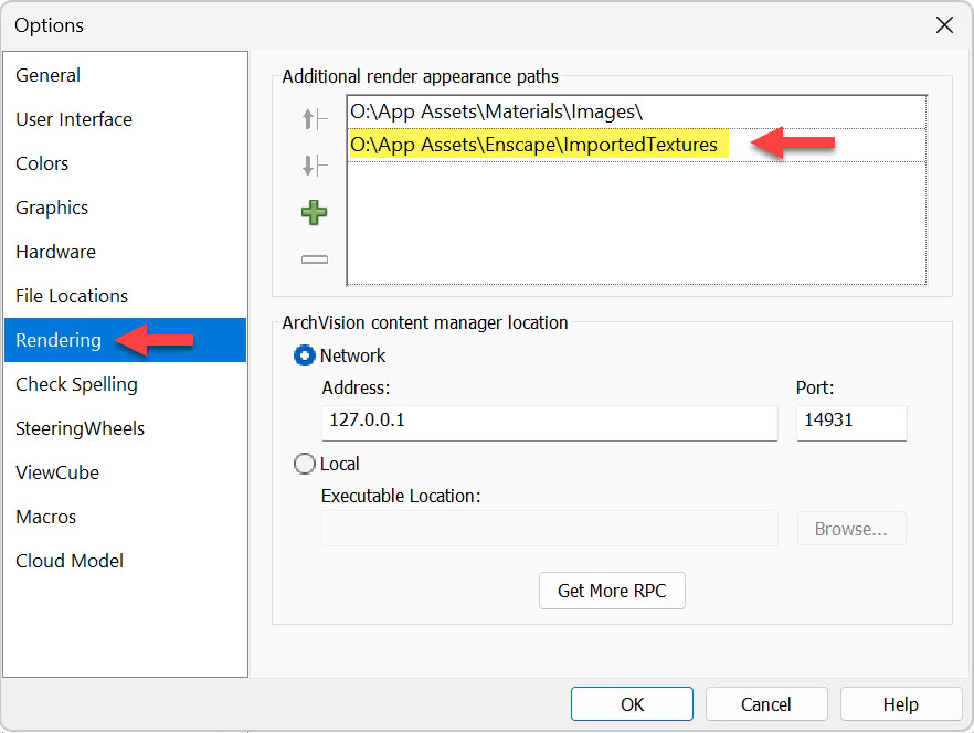 Managing Custom Materials for Enscape