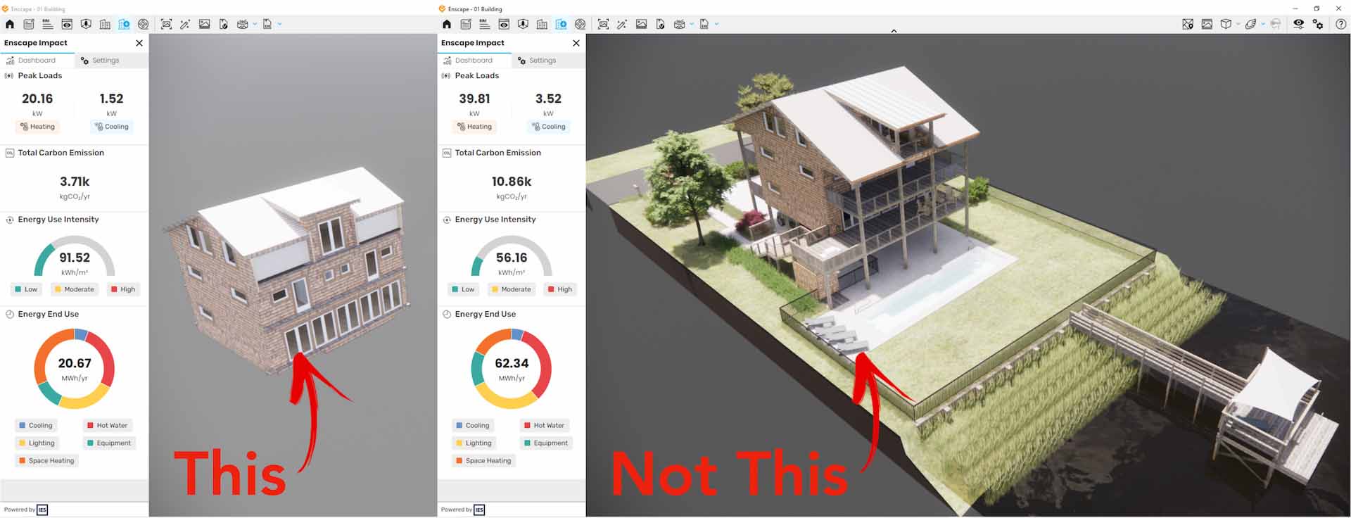 How to Prepare Analytic Models for Enscape Impact